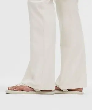 Lululemon Easyfive High-rise Subtle-flare Pant - Light Ivory