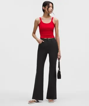 Lululemon Easyfive High-rise Subtle-flare Pant - Black
