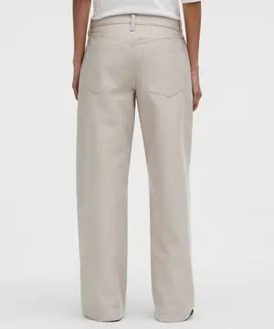 Lululemon Easyfive Low-rise Classic Wide-leg Pant - Downtown Tan