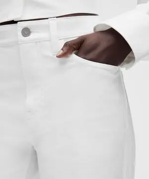 Lululemon Easy Five Low-rise Classic Wide-leg Pant - White
