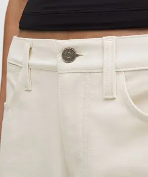 Lululemon Easyfive Low-rise Classic Wide-leg Pant - Light Ivory