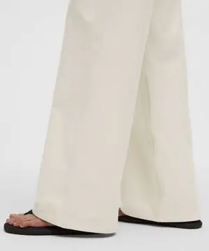 Lululemon Easyfive Low-rise Classic Wide-leg Pant - Light Ivory