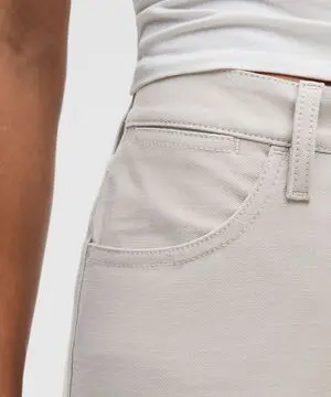 Lululemon Easy Five Mid-rise Relaxed-straight Pant - Downtown Tan