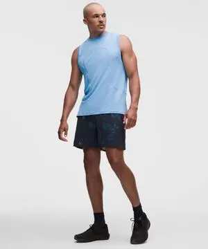Lululemon Jacquard-knit Mesh Short 5 - Mesh Dancer Navy
