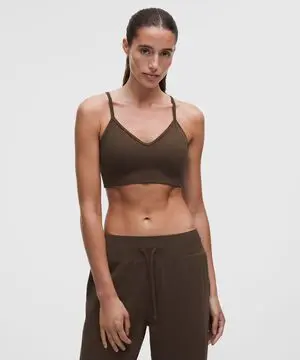 Lululemon Ebb To Street Bra - Walnut Crunch