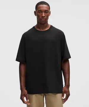 Lululemon Everyday Cotton-blend Relaxed T-shirt - Black