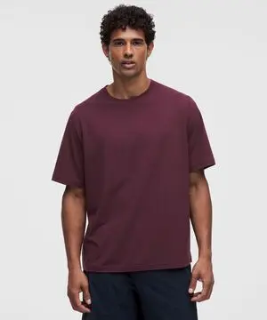 Lululemon Everyday Cotton Blend Relaxed T-shirt - Ruby Magic