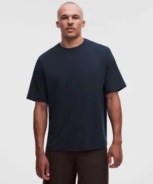 Lululemon Everyday Cotton Blend Relaxed T-shirt - True Navy