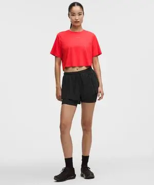 Lululemon Lightweight 2-in-1 Running High-rise Short - Black