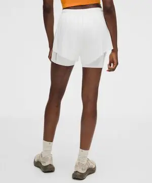 Lululemon Lightweight 2-in-1 Running High-rise Short - White