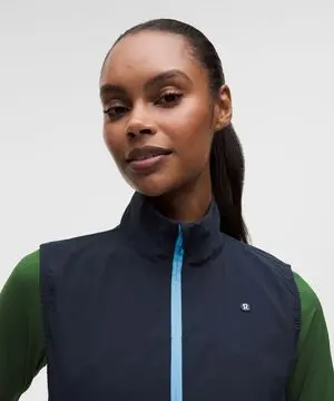 Lululemon Lightweight High-neck Golf Vest - True Navy/ocean Wave