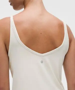 Lululemon Focuser 2-in-1 Tank Top - Light Ivory