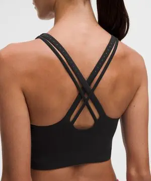 Lululemon Energy Longline Bra With Storage Evolve