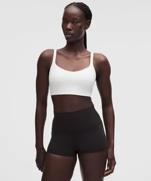 Lululemon Lightlift Open-back Bra - White