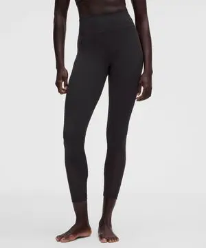 Lululemon Nulu And Mesh No-line High-rise Studio Tight 25 - Black