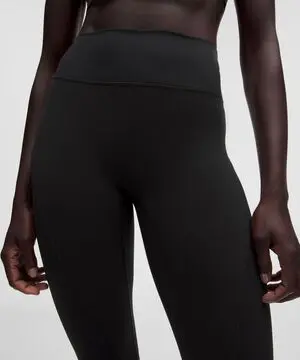Lululemon Nulu And Mesh No-line High-rise Studio Tight 25 - Black