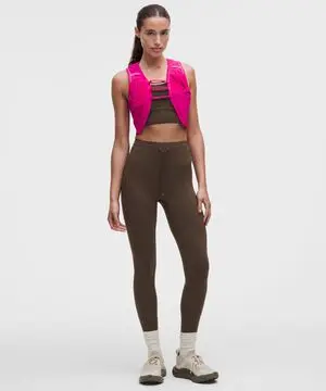 Lululemon No Line High-rise Running Tight 25" Walnut Crunch