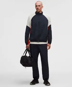 Lululemon Nylon Relaxed Track Pant - True Navy/cherry Ember