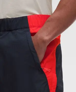 Lululemon Nylon Relaxed Track Pant - True Navy/cherry Ember