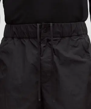 Lululemon Nylon Relaxed Track Short 9 - Black/graphite Grey