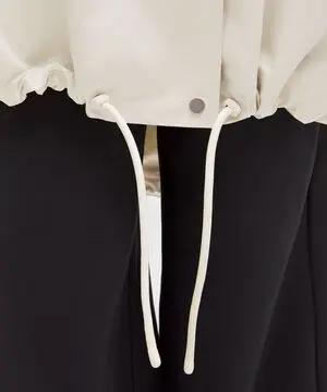 Lululemon Oversized Cocoon Rain Coat - Light Ivory