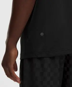 Lululemon Relaxed Fit Collared Mesh Training Shirt - Black