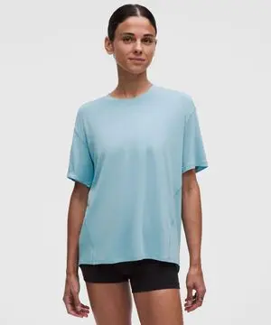 Lululemon Silkyappeal Tie-back Short-sleeve Shirt - Seafoam