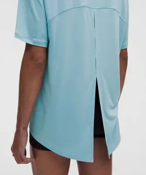 Lululemon Silkyappeal Tie-back Short-sleeve Shirt - Seafoam