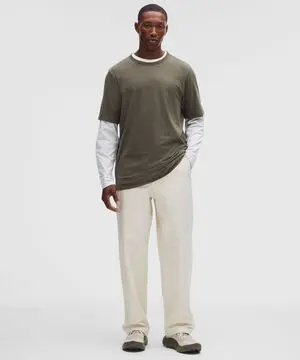 Lululemon Slacker Loose-straight Trouser 32l - Light Ivory