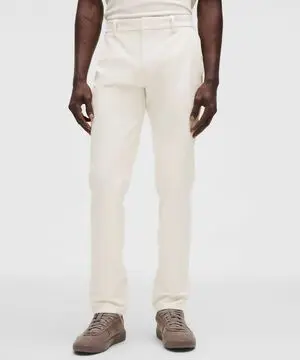 Lululemon Slacker Slim-straight Trouser 34l - Light Ivory