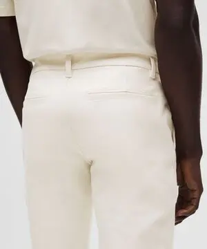 Lululemon Slacker Slim-straight Trouser 34l - Light Ivory