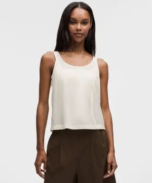 Lululemon Stretch Mesh Relaxed-fit Tank Top Light Ivory