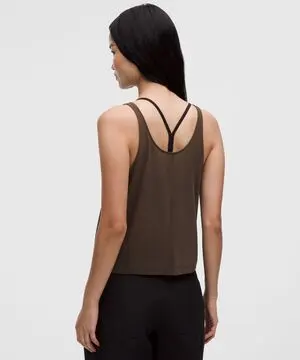 Lululemon Stretch Mesh Relaxed-fit Tank Top - Walnut Crunch