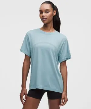 Lululemon Swiftly Relaxed Short-sleeve Shirt - Seafoam