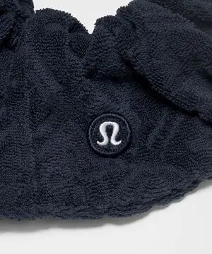 Lululemon Terry Jacquard Oversized Scrunchie - True Navy