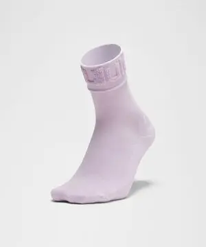 Lululemon Fold-over Terry Quarter Socks