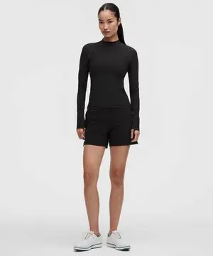 Lululemon Uv-protective Mock Neck Long-sleeve Shirt