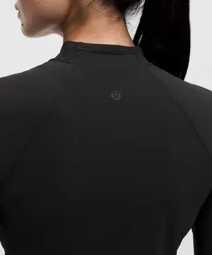 Lululemon Uv-protective Mock Neck Long-sleeve Shirt