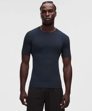 Lululemon Unrestricted Power Short-sleeve Shirt - True Navy