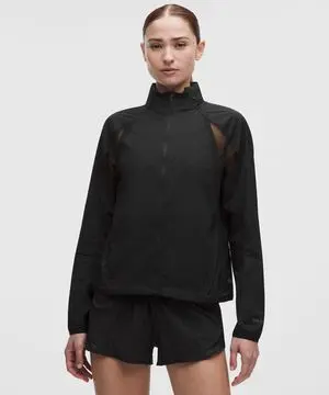 Lululemon Ventilated Packable Running Jacket - Black