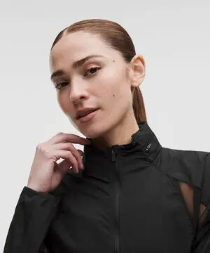 Lululemon Ventilated Packable Running Jacket - Black