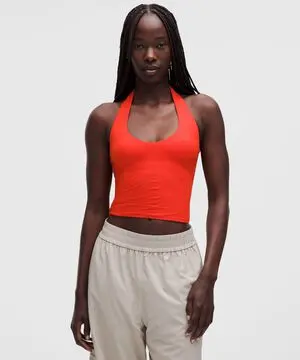 Lululemon Wundermost Ultra-soft Nulu Halter Tank Top