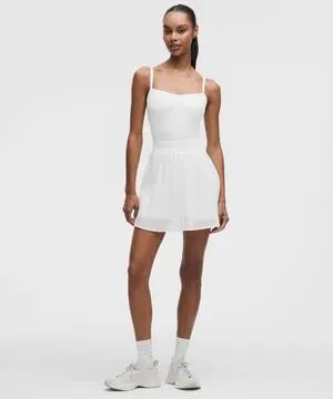 Lululemon Ace Advantage Cutout Tennis Dress - White/white