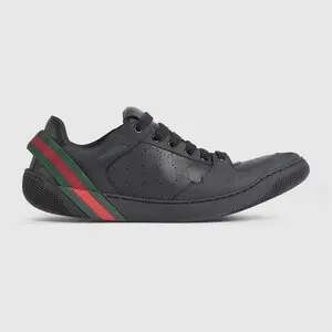 Gucci Screener Sneaker Leather - Black