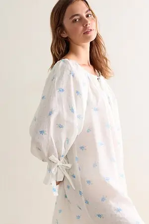 Sleeper Cha-cha Ruffled Midi Slip Dress