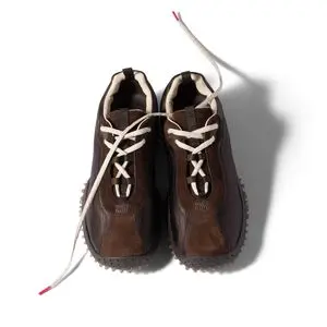 Miu Miu Bubble Technical Fabric And Suede Sneakers