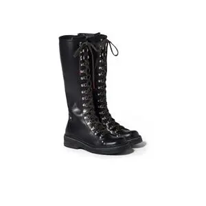 Miu Miu Leather Boots - Black
