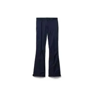 Miu Miu Technical Fabric Flare Leg Trousers - Cobalt Blue
