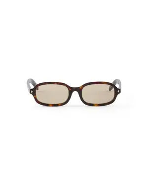 Prada Sunglasses With The Iconic Metal Plaque - Lenses