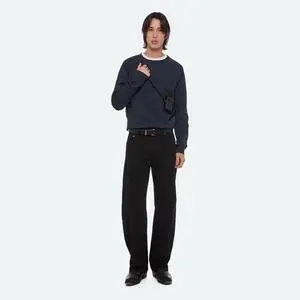 Helmut Lang Pintuck Crew - Dark Navy